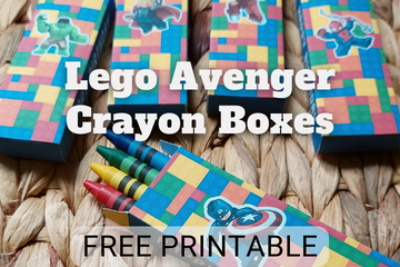 Lego Avengers Crayon Boxes (Free Printable) - Winnie's Party World